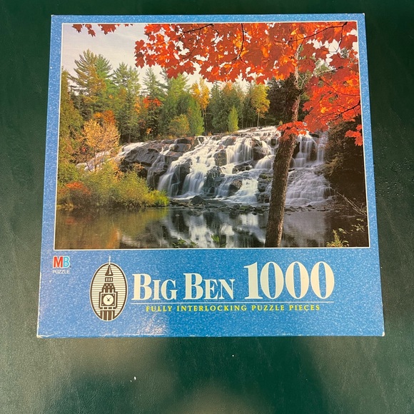 Milton Bradley | Toys | 997 Mb Puzzle Big Ben Fully Interlocking Pieces ...